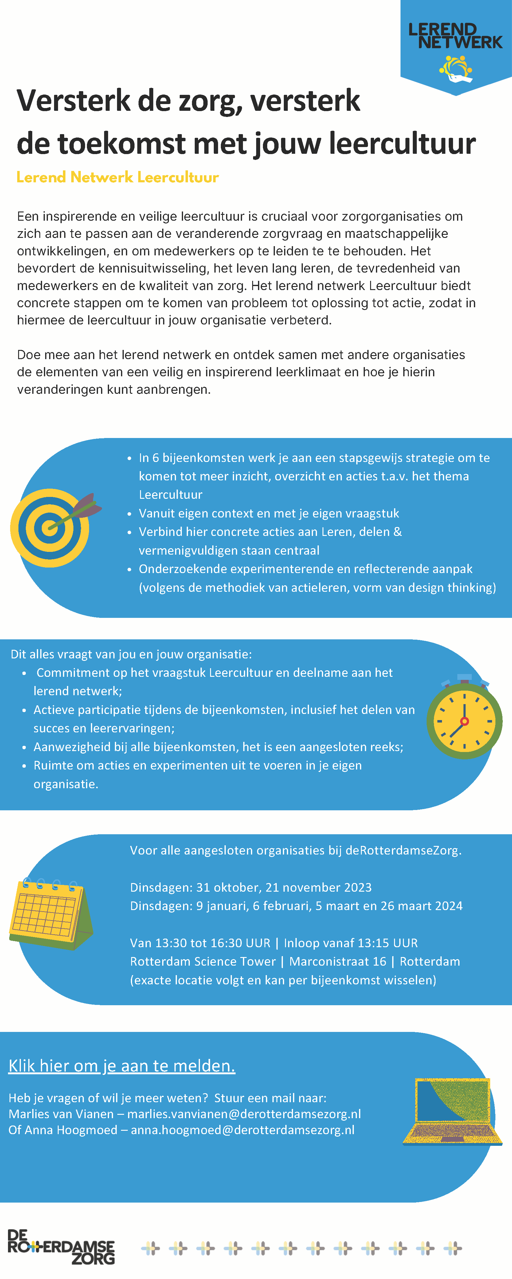 Lerend netwerk Leercultuur - deRotterdamseZorg